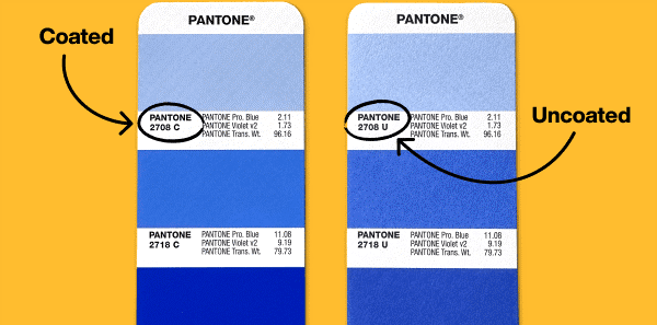 Pantone C ou U : comprendre la différence selon le papier – Planetecouleur